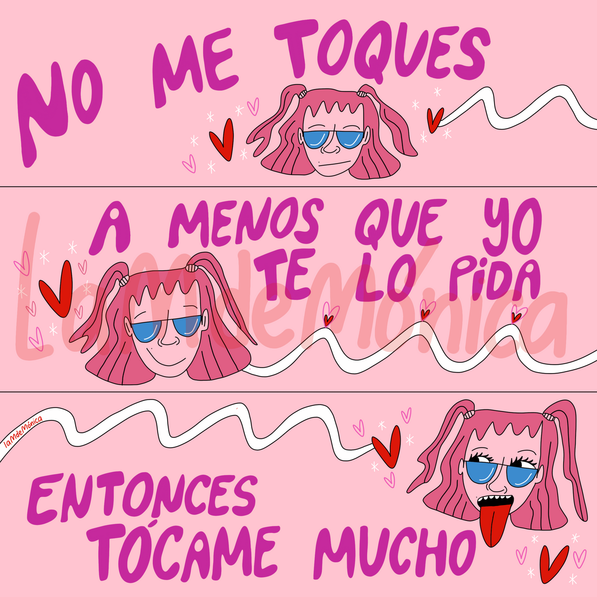 No me toques - Art Print – La M de Monica